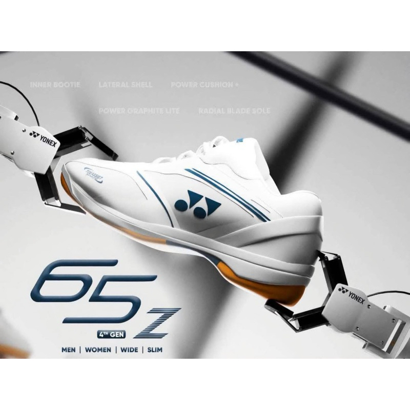 YONEX รองเท้าแบดมินตัน👟 รุ่น 𝟲𝟱𝙕 [GEN 4] 🔝😶‍🌫️ ซัพพอร์ตหน้ากว้าง [ของ ...
