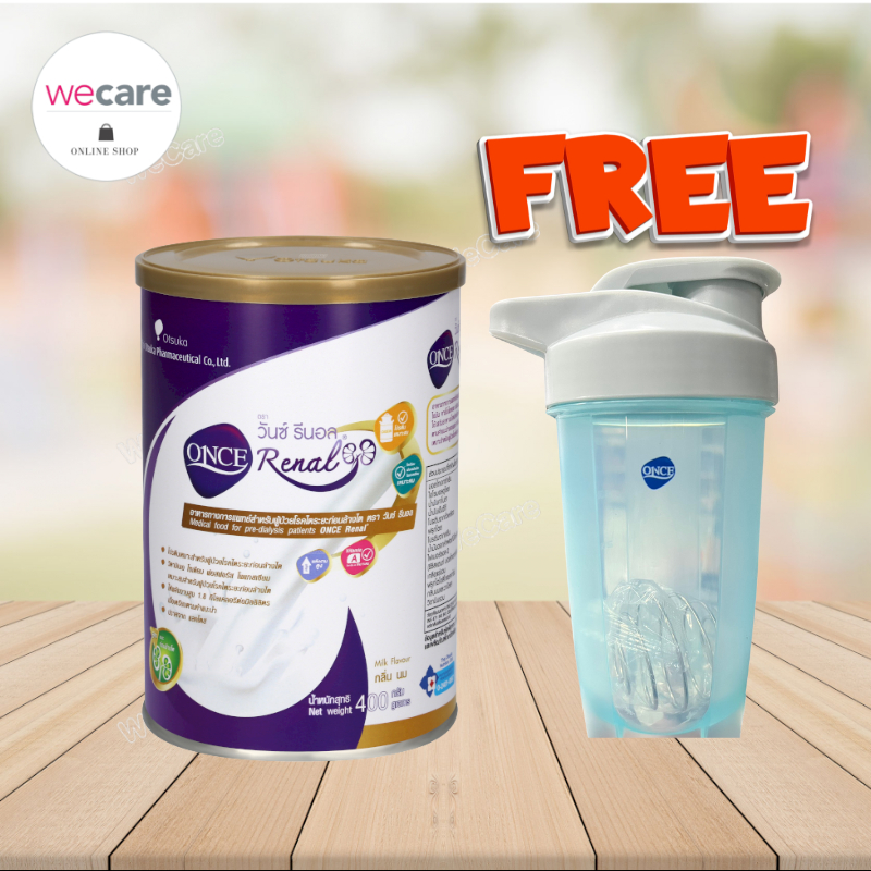 (กระบอกเช็คคละสี) Once Renal 400 g วันซ์ รีนอล อาหารทางการแพทย์ ...