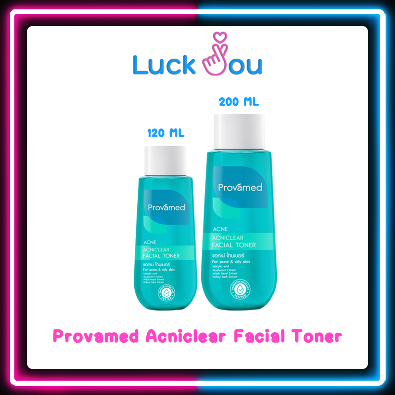 Provamed Acniclear Facial Toner 120ml. /200ml. โปรวาเมด แอคเน่เคลียร์ ...