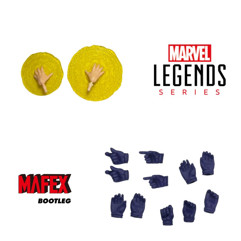 ชิ้นส่วน มือ พาทเสริม (Hand Path) 1:12 Marvel Legends (Hasbro) Mafex ...
