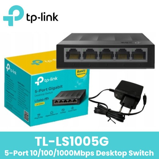 TP-LINK LS1005G 5-PORT 10/100/1000MBPS /LS1008G 8-PORT 10/100/1000MBPS DESKTOP SWITCH ประกันตลอด ...