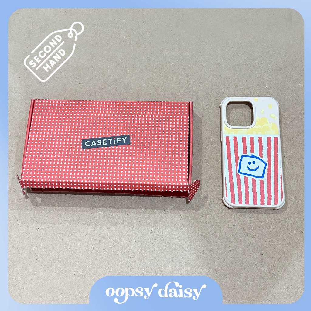 [มือสอง/ของแท้] เคสไอโฟน 13 Pro ของแท้ Casetify ลาย Popcorn IPhone 13 ...