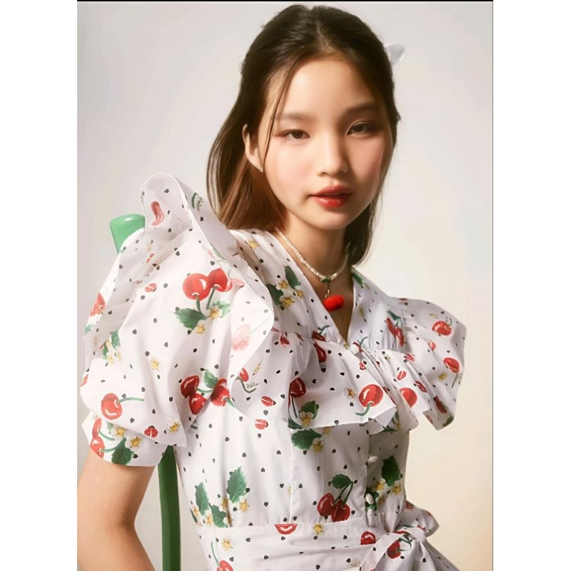 Sretsis x Pomeloลายเชอร์รี่สุดฮิต(ใหม่ไม่เคยใส่)ป้ายครบ ในช็อป3,600 ...