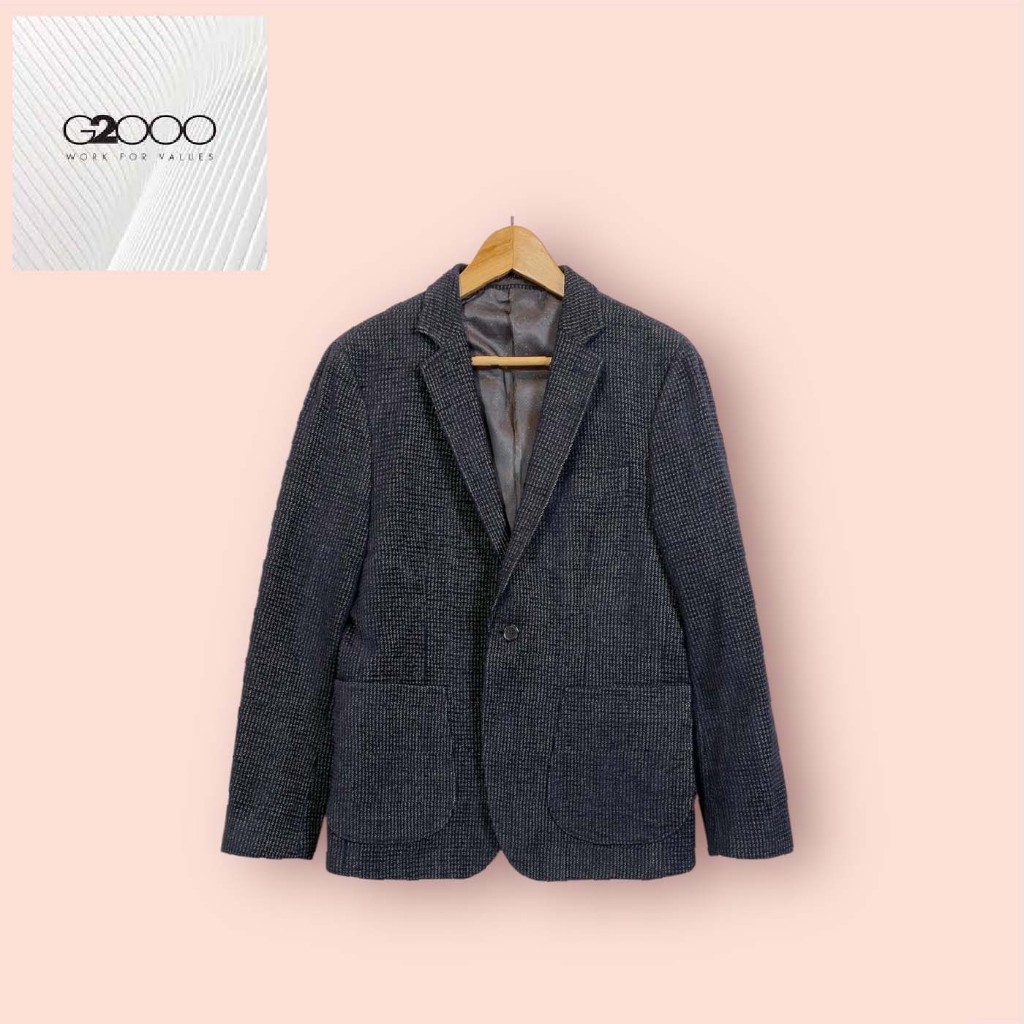 เสื้อ G2000 ผ้าโพลีทอเนื้อดี ไซด์ - 50 อก 40 ยาว 27 นิ้ว เสื้อเบลเซอร์ทรงสวยน่ารัก ลายผ้าทอสวย ...