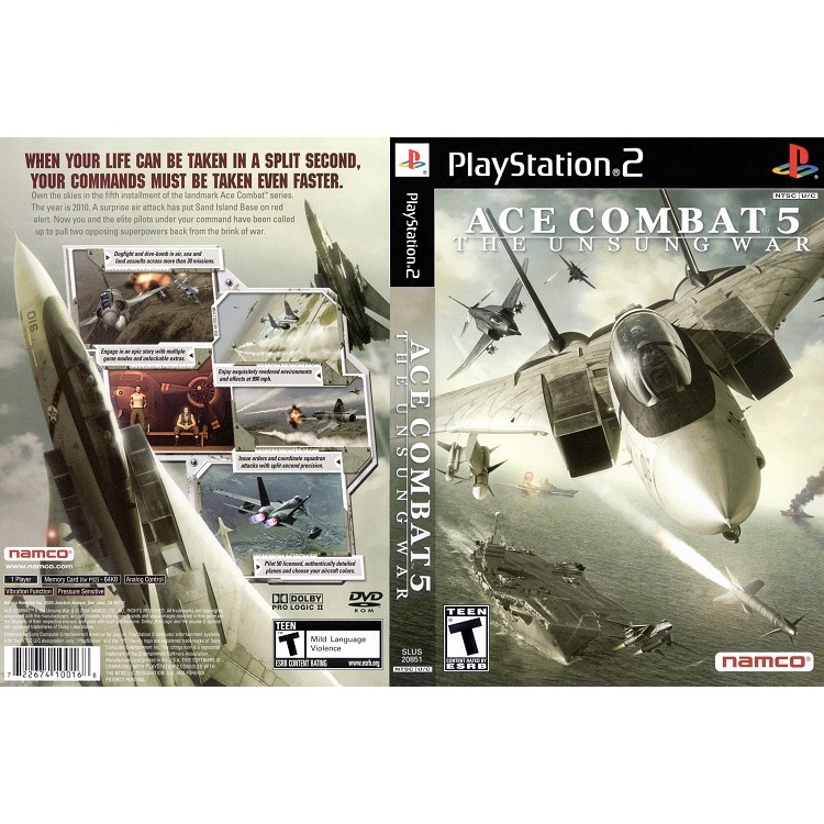 แผ่นเกม PS2 ace combat 5 | Shopee Thailand