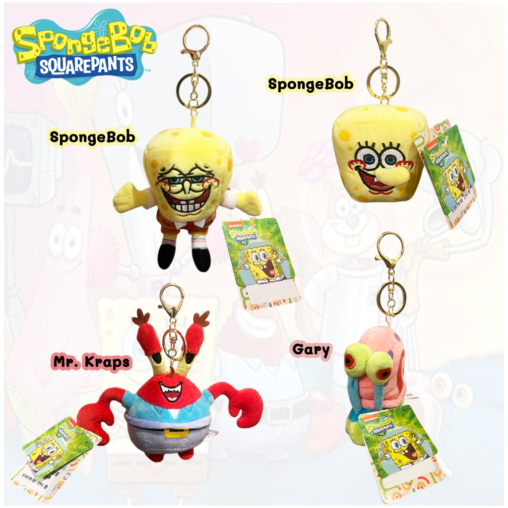 พวงกุญแจ สปอนจ์บ็อบ / SpongeBob & Mr. Kraps & Gary / SpongeBob ...