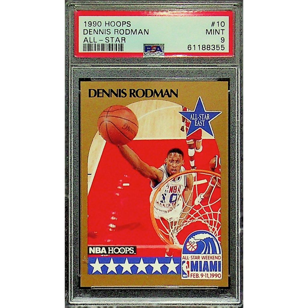 Dennis Rodman PSA 9 #10 All-Star - 1990 Hoops | Shopee Thailand