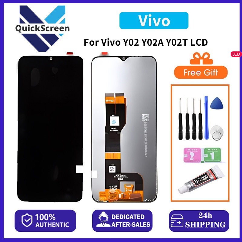 [QuickScreen] จอ LCD ต้นฉบับสำหรับ Vivo Y02 Y02A Y02T พร้อมกรอบ หน้าจอ ...