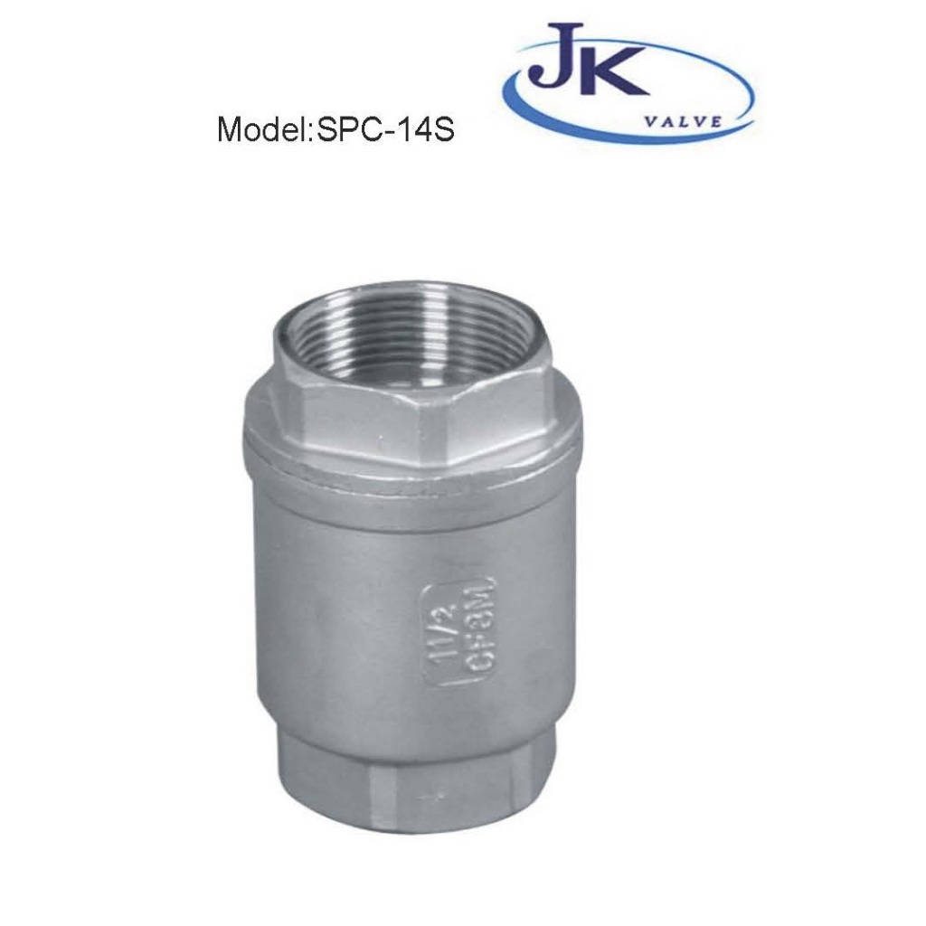 JK สปริงเช็ควาล์วสแตนเลส Spring Check Valve Stainless รุ่น SPC-14S เช็ค ...