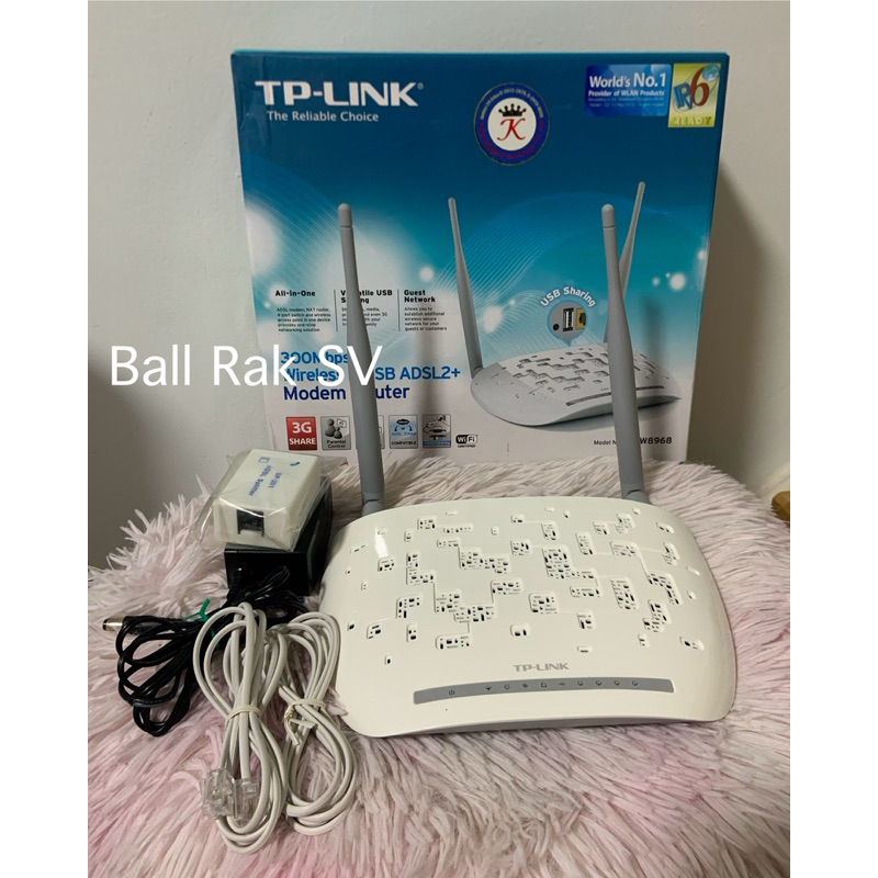 TP-LINK TD-W8968 300Mbps Wireless N USB ADSL2+ Modem Router | Shopee ...