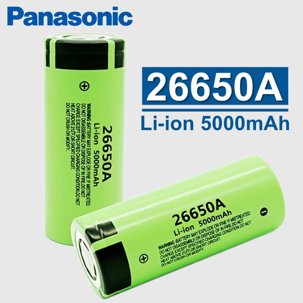 ถ่านชาร์จคุณภาพสูง 26650A 50A แบตเตอรี่ 5000 mAh 3.7-4.2 V 50A อเนก ...
