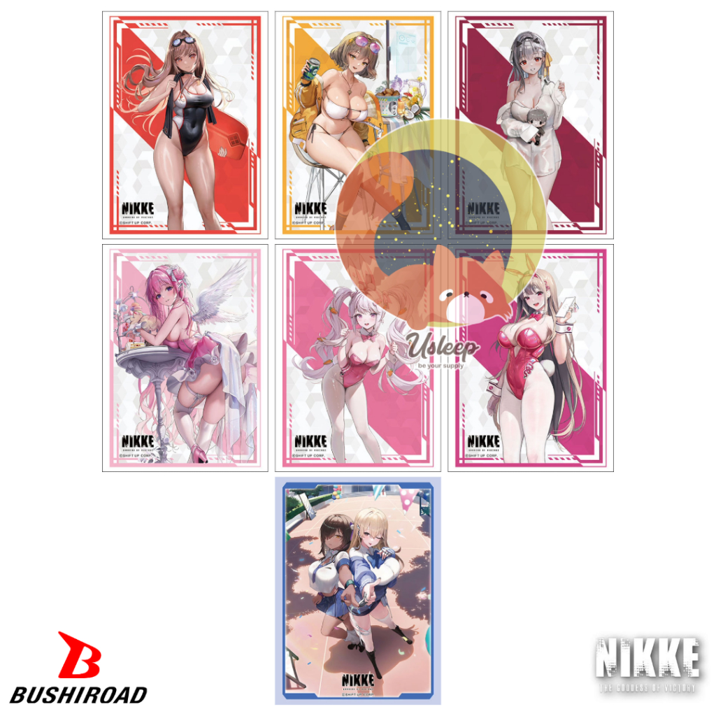เศษสลีฟ Bushiroad Sleeve Collection HG Goddess of Victory : Nikke Rapi, Anis, Modernia, Alice ...