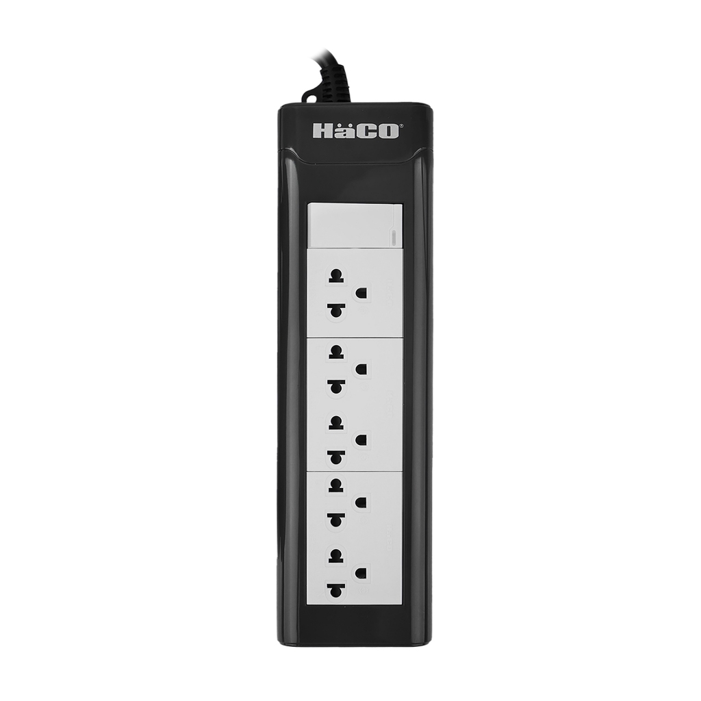 HACO รางปลั๊กไฟ 5ช่อง 1สวิตซ์ EPN-S5EB/3 16A 3 ม. | Shopee Thailand