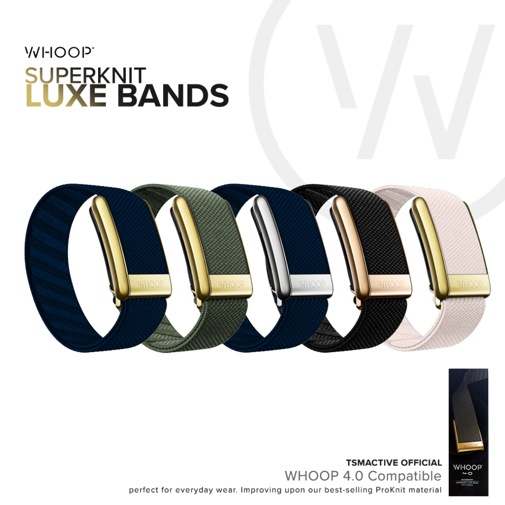 WHOOP 4.0 SuperKnit Luxe Bands (Premium) สายสำรองพรีเมี่ยม ทนทาน สำหรับ ...