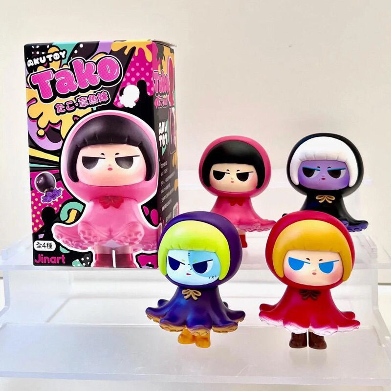 [มือ 1 พร้อมส่ง : สุ่ม 1 กล่อง] Jinart หมึกสาย TAKO 章魚妹 Akutoy Blind ...