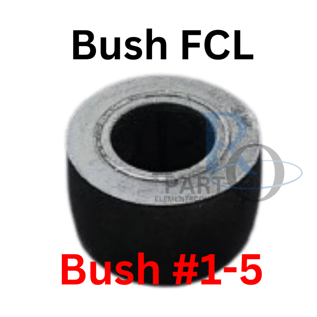 ยางยอย FCL Coupling BUSH สีดำ ยางธรรมชาติNBRยางดำ | Shopee Thailand