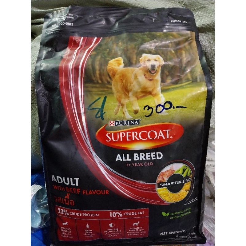 Supercoat อาหารสุนัข ขนาด 3Kg | Shopee Thailand