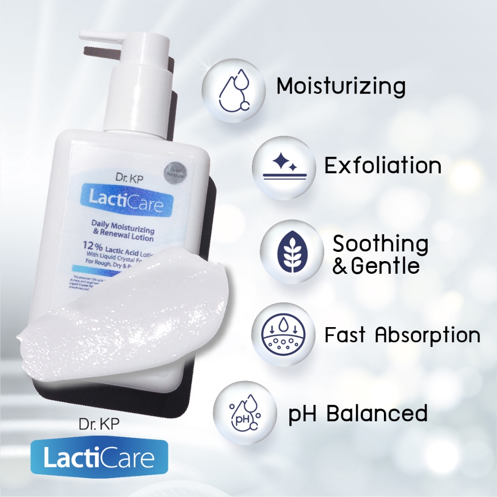 แพ็คคู่ Dr.KP โลชั่นรักษาขนคุด ผิวแห้ง ผลัดเซลล์ผิวอย่างอ่อนโยน ...