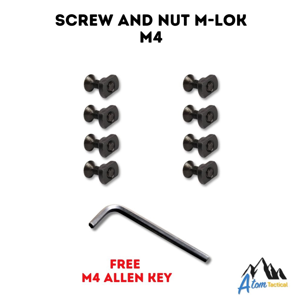 สกรูและนัทแบบ M-Lok – Screw and Nut M-Lok | Shopee Thailand