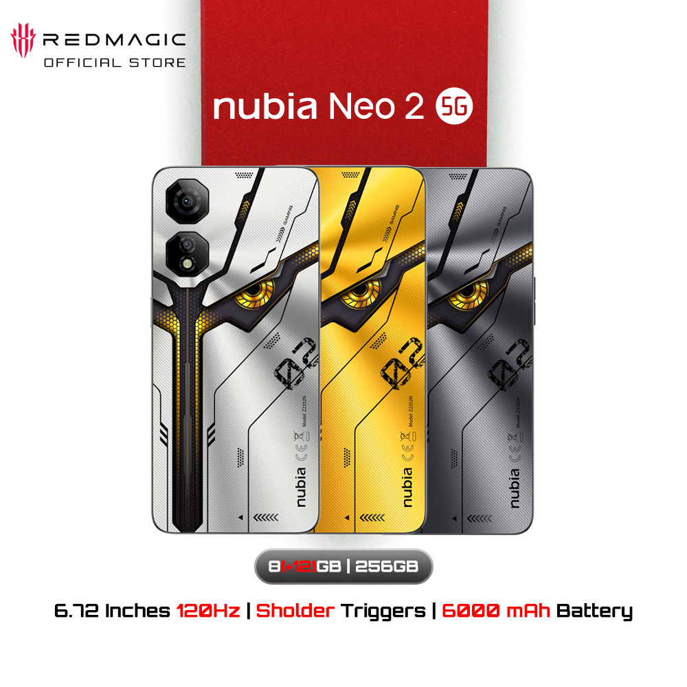 Nubia Neo 2 5G 8+256GB (เพิ่มแรมสูงสุด20GB) - L/R Shoulder Trigger ...