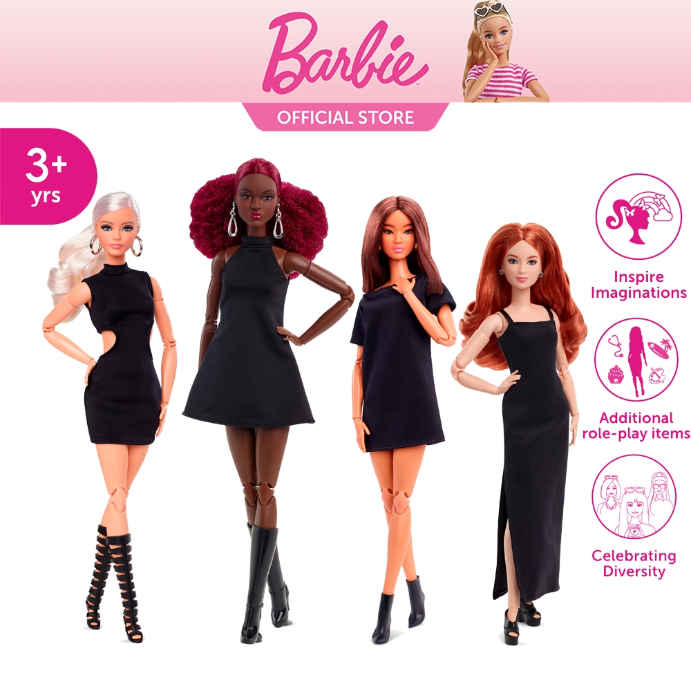 Barbie Basics 2025 ตุ๊กตาบาร์บี้ เบสิค รุ่นข้อต่อ JBH71 JBH72 JBH74 ...