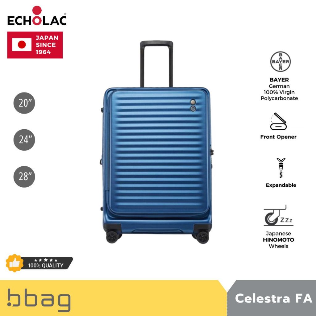 Echolac กระเป๋าเดินทางเปิดฝาหน้า รุ่นเซเลสตร้า (Celestra PC183FA) : สี ...