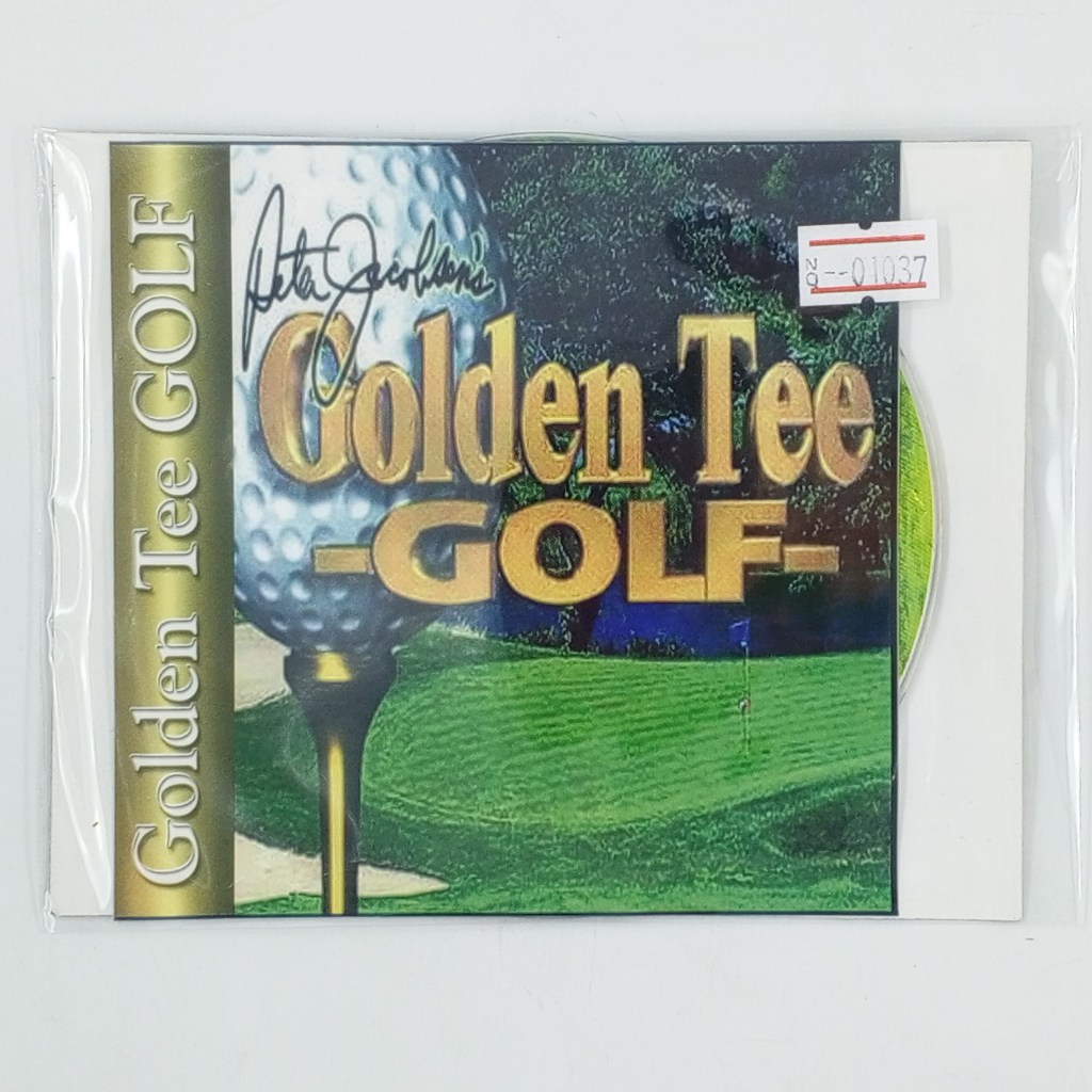 [01037] GOLDEN TEE -GOLF- (EU) แผ่นเกมก็อปปี้ PS1 แผ่นปั๊มโรงงาน มือสอง ...