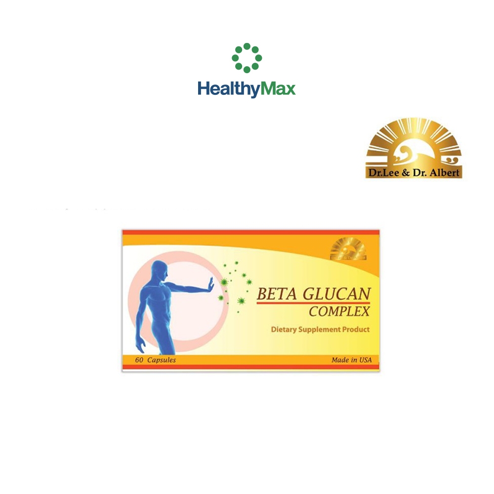 Dr.Lee & Dr.Albert Beta Glucan Complex 60 capsules ผลิตภัณฑ์เสริมอาหาร เบต้ากูแคน คอมเพล็ก เสริม ...