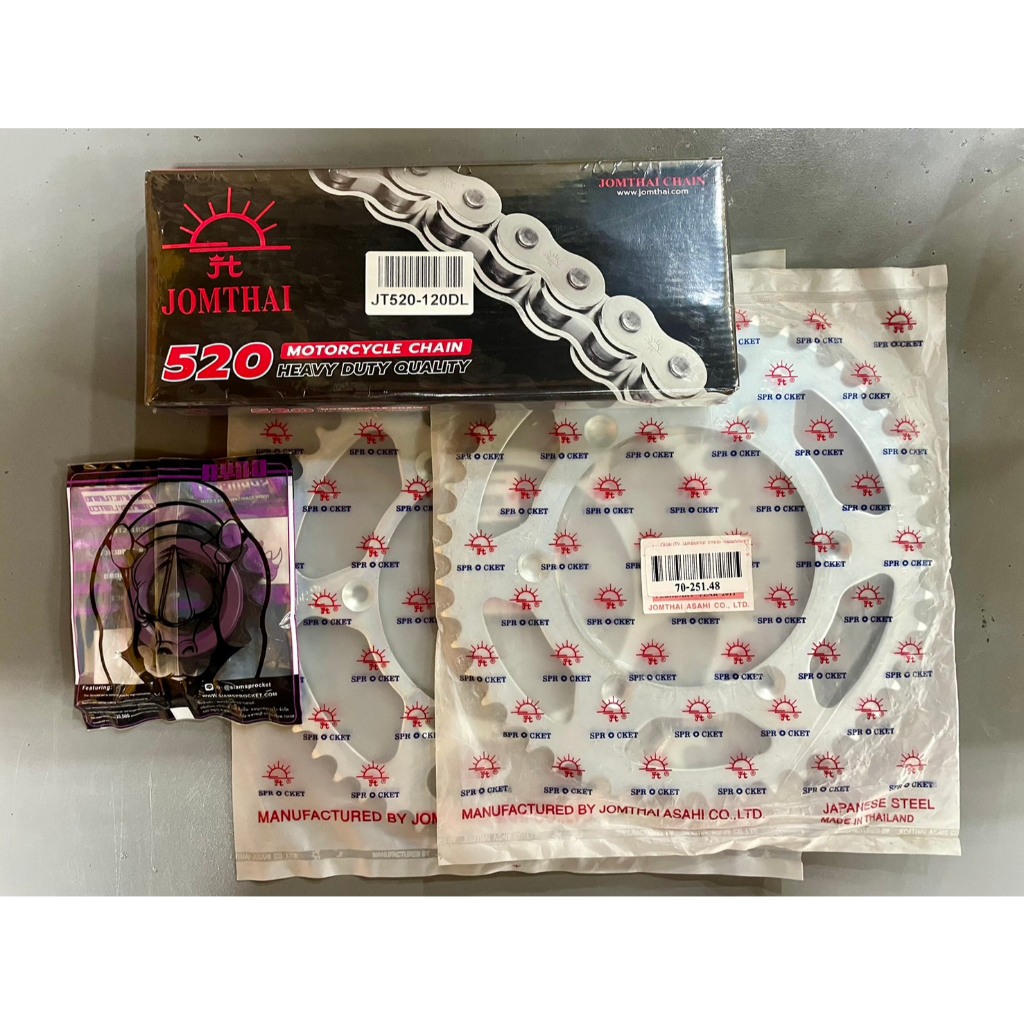 ชุดโซ่-สเตอร์ Yamaha YZ250 T,V,W,X,Y,Z,A1,B1,D2,E2,F2,G2,H2,J2,K2 (1P8,1SS)ปี2005 to 2025 ...