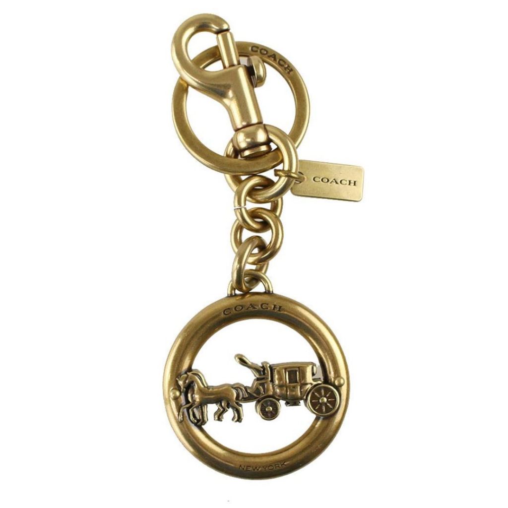 COACH Horse & Carriage Pendant Keychain Bag Charm (พวงกุญแจ) | Shopee ...