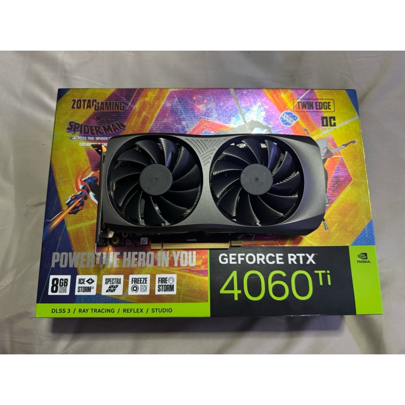 RTX 4060Ti 8GB ZOTAC TWIN EDGE OC SPIDERMAN มือสอง ประกันศูนย์ไทย ...