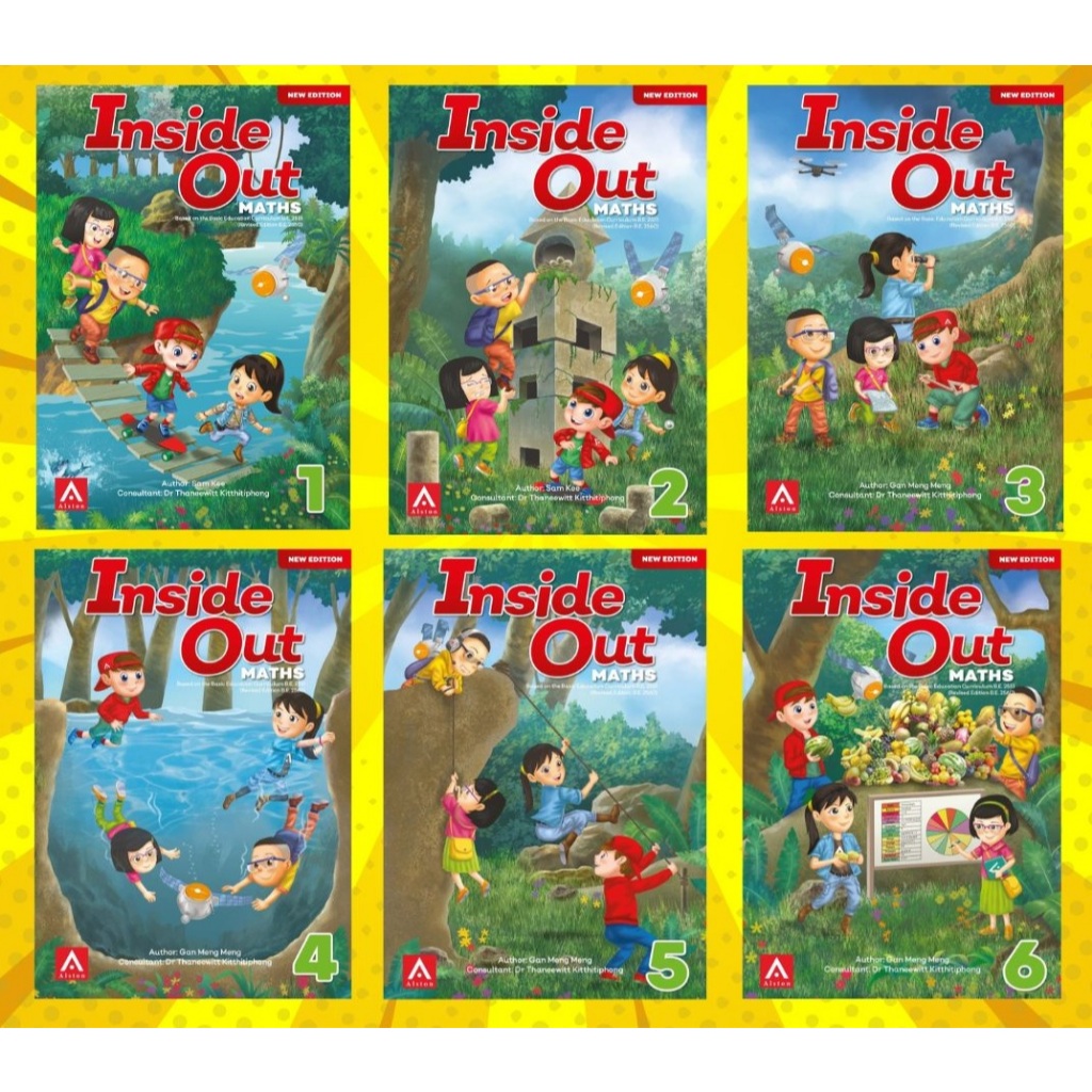 Taladboran(ป1-ป6) แบบเรียนนำเข้า Inside Out MATHS (New Edition) | Shopee Thailand