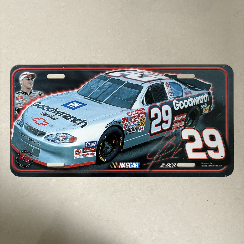 ป้ายทะเบียน NASCAR #29 Kevin Harvick ของตกแต่งบ้าน MADE IN USA | Shopee ...