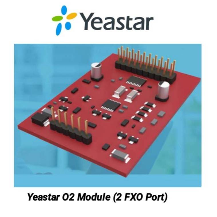 Yeastar O2 Module (2 FXO Port) สำหรับเชื่อมต่อกับเครือข่ายโทรศัพท์ PSTN ...