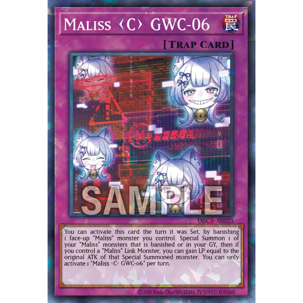 Yugioh Asia-Eng [DBCB-AE023] Maliss GWC-06 (Normal Parallel Rare) การ์ดยูกิแท้ถูกลิขสิทธิ์ ...