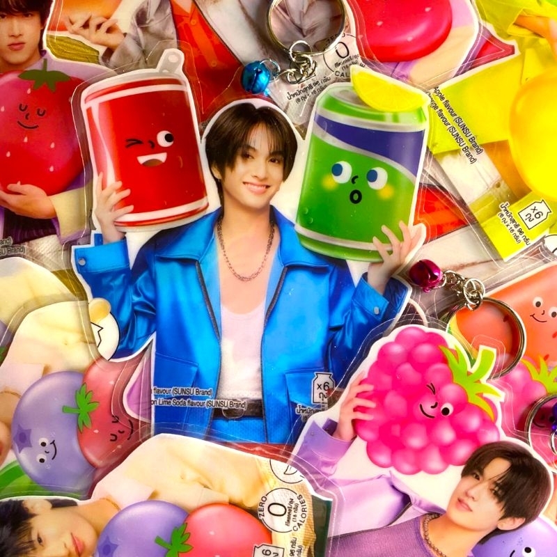พวงกุญแจ BUS X SUNSU (DIY) เครือบแข็งกันน้ำ งานทำมือ มีของแถมทุกออเดอร์ ...