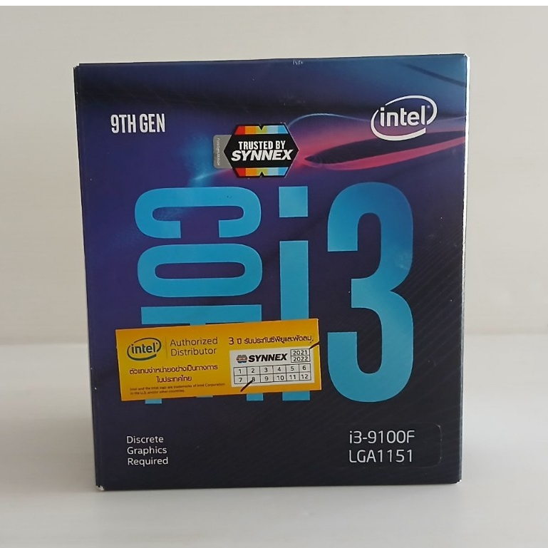CPU (ซีพียู) 1151 INTEL CORE I3-9100F 3.6 GHz | Shopee Thailand