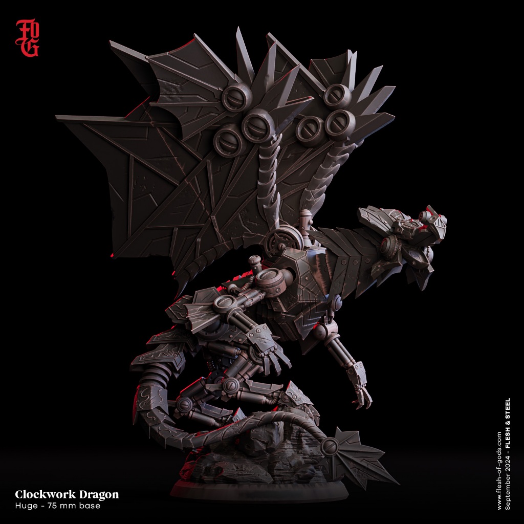 [Flesh & Steel] - Clockwork Dragon - [Made to order ส่งพัสดุภายใน 1-3 ...