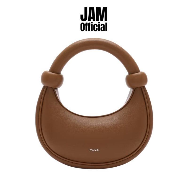 (ส่งต่อ) MUVA - Croissant Bag กระเป๋าหนัง ทรงพระจันทร์เสี้ยว | Shopee ...