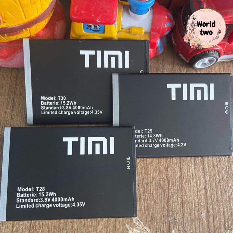 แบตเตอรี่ TIMI/MIUI T1/T2/T5/T9/T12/T8/T3/T22/T23/T29/T30/T11/T28/T25 ...