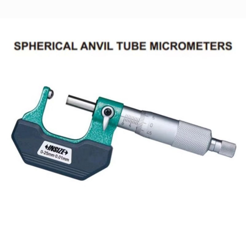 ไมโครมิเตอร์ ปลายบอล 0-25mm Spherical Anvil Tube Micrometer (Type A ...