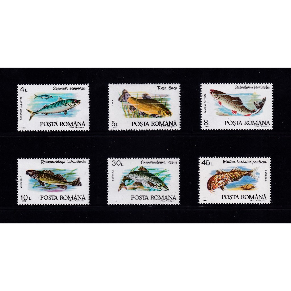 Romania 1992 Fish Stamp | Shopee Thailand