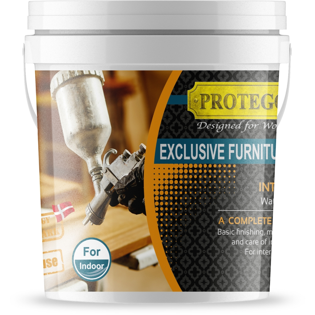 Protego Exclusive Furniture Oil สูตรน้ำ สำหรับงานไม้ภายใน เป็นมิตรต่อสิ่งแวดล้อม | Shopee Thailand
