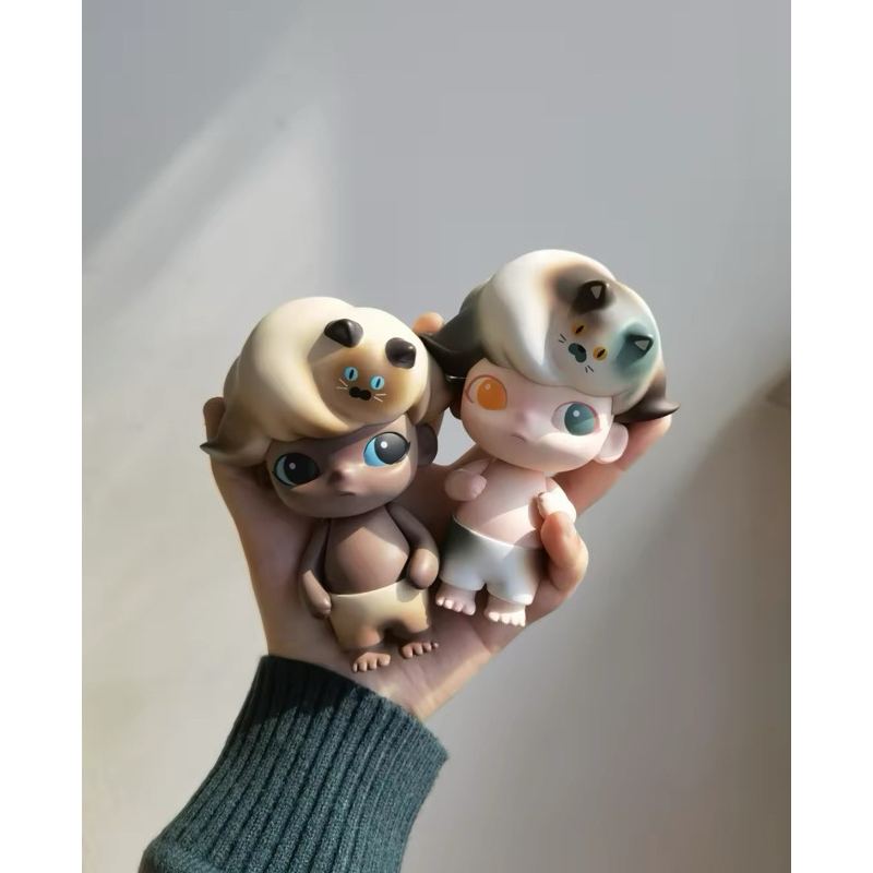 พร้อมส่ง/พรีออเดอร์ dimoo blue calico แท้ มือ พอดี | Shopee Thailand