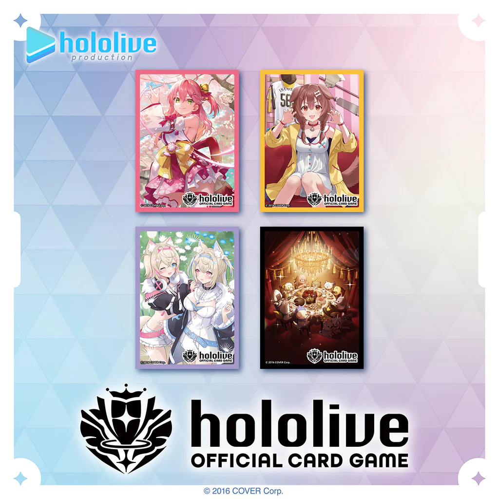 hololive OFFICIAL CARD GAME Official Sleeve & Deck Holder : Sakura Miko, Inugami Korone ...