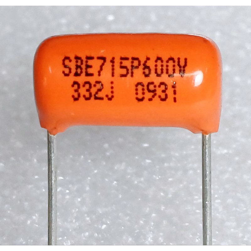 SBE ( CDE ) 715p 0.0033uf 332 j 3.3nf 3n3 600v Polypropylene Film ...