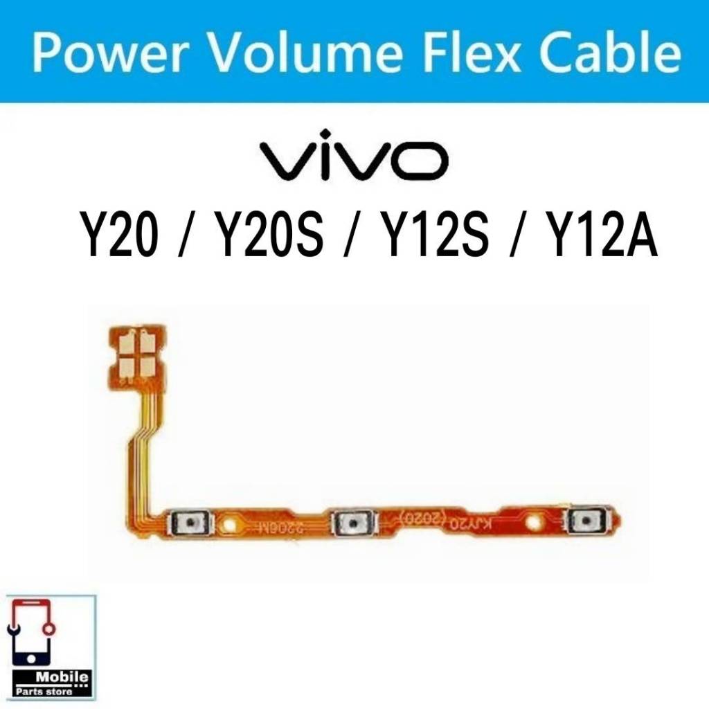 แพรสวิตช์ Vivo Y20 / Y20s / Y12s / Y12A แพรpower แพรปิดเปิด Power ...