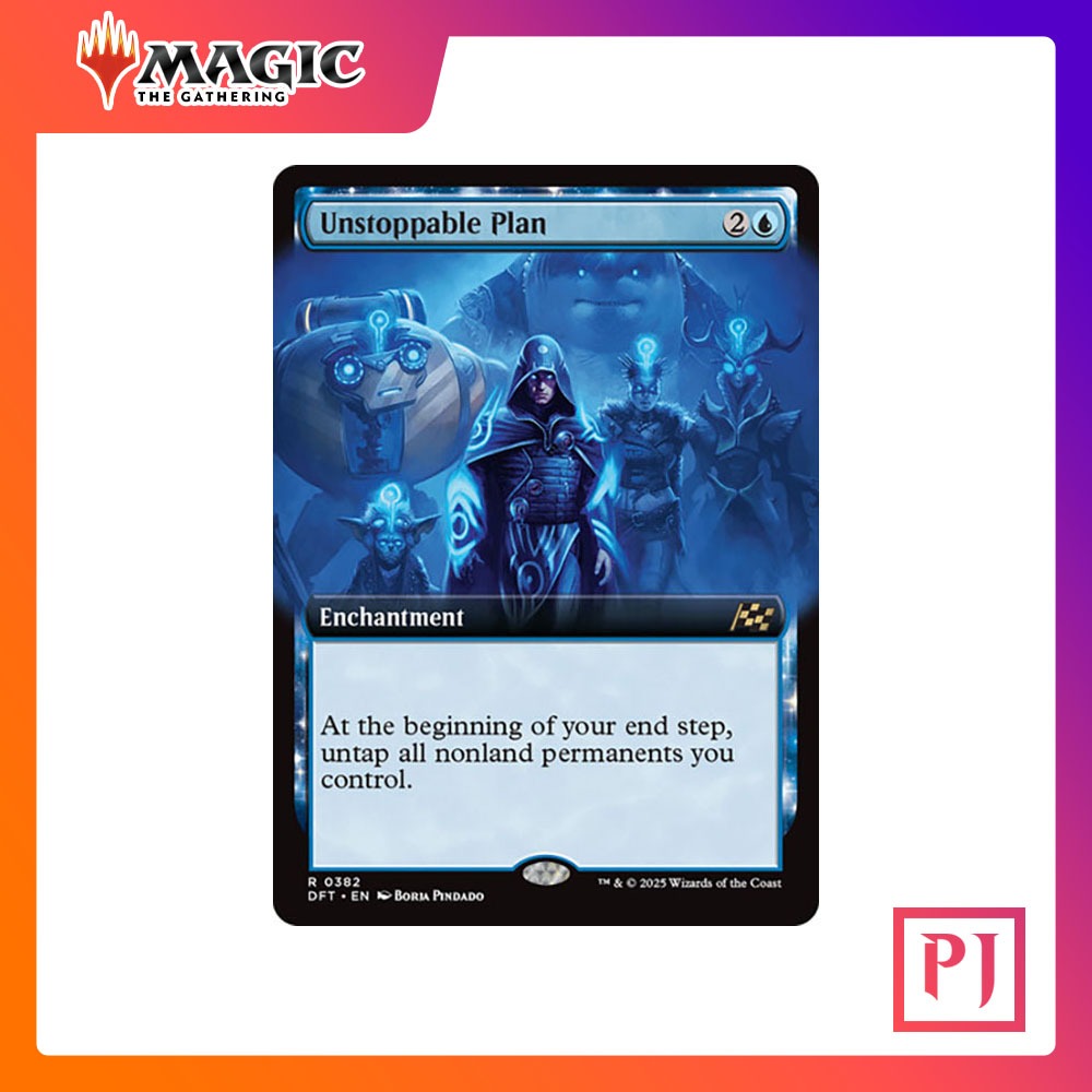 [MTG] Unstoppable Plan (Extended Art) [DFT] [BLUE] [RARE] [NORMAL] [ENG ...