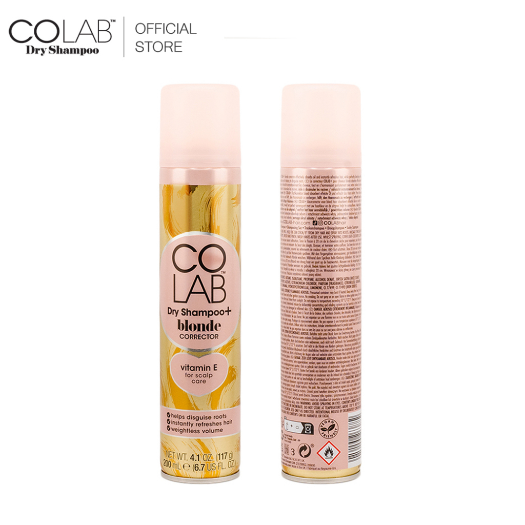[ของแถม] COLAB Color Dry Shampoo ดรายแชมพู 200 ML สีบลอนด์ Blond ...