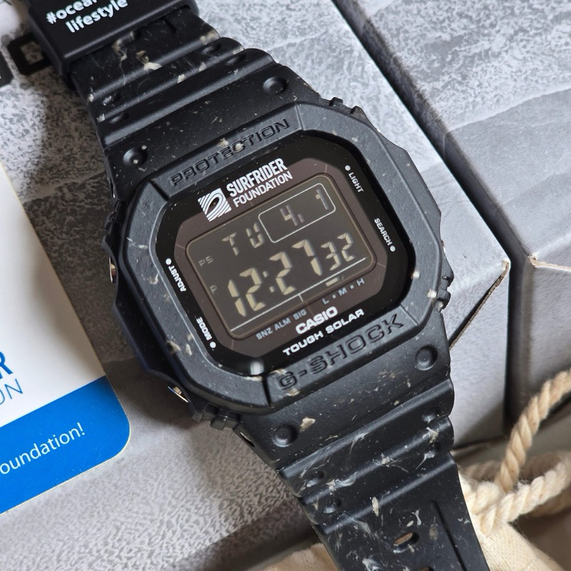 CASIO G-SHOCK [Surfrider Foundation collaboration การร่วมมือกับมูลนิธิ SURFRIDER] G-5600SRF-1, G ...
